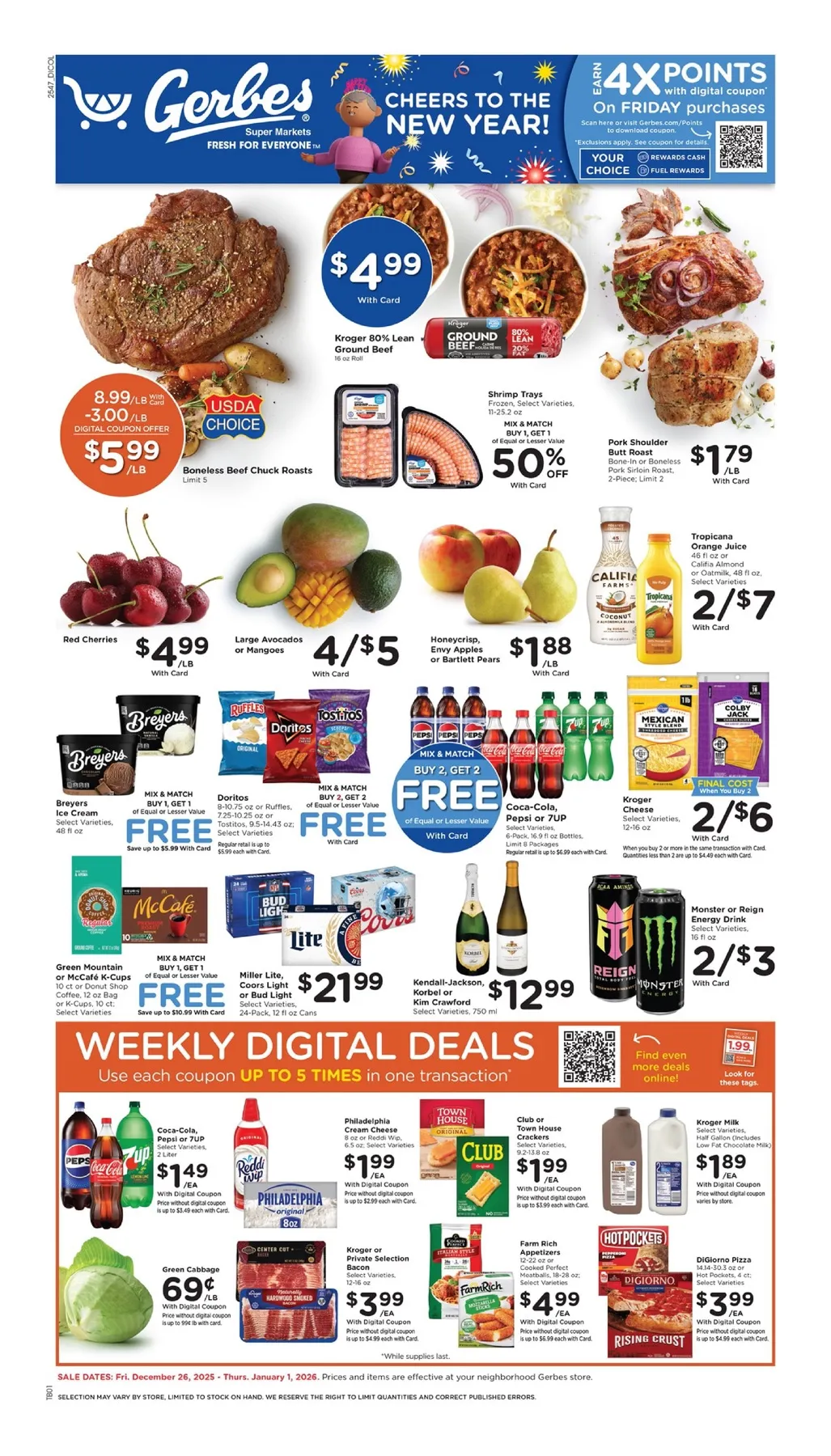Gerbes Weekly Ad (12/26/25 | 1/2/26) preview