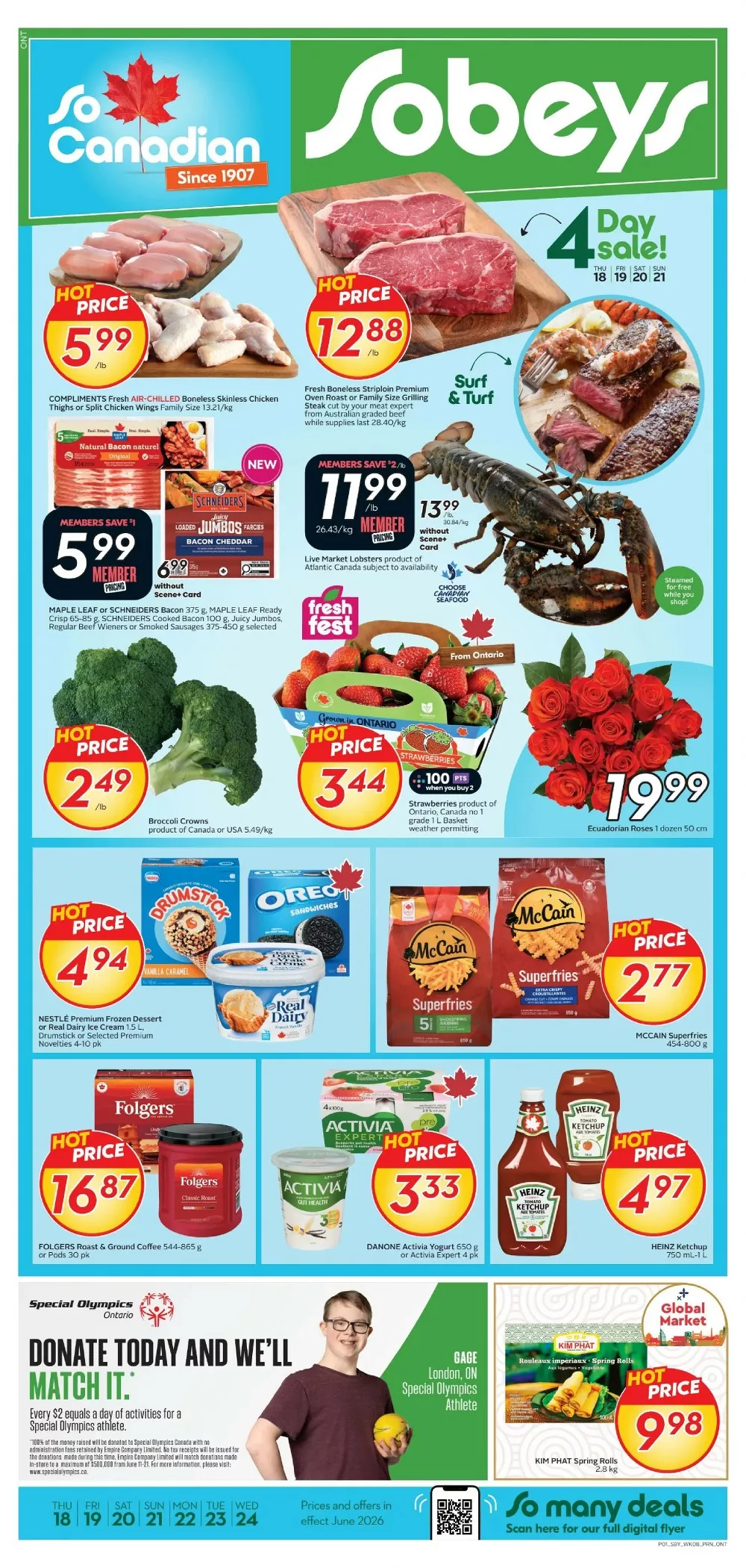 Sobeys Flyer June 18 - 24, 2026