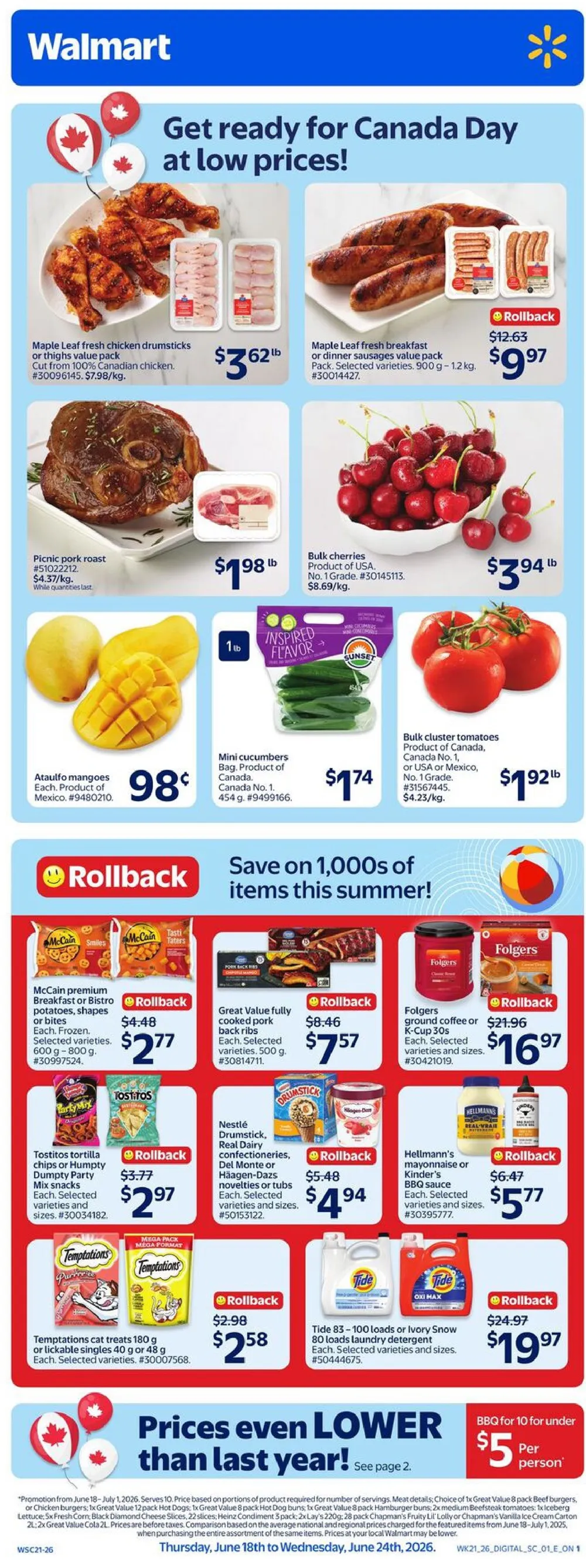 Walmart Flyer June 18 - 24, 2026