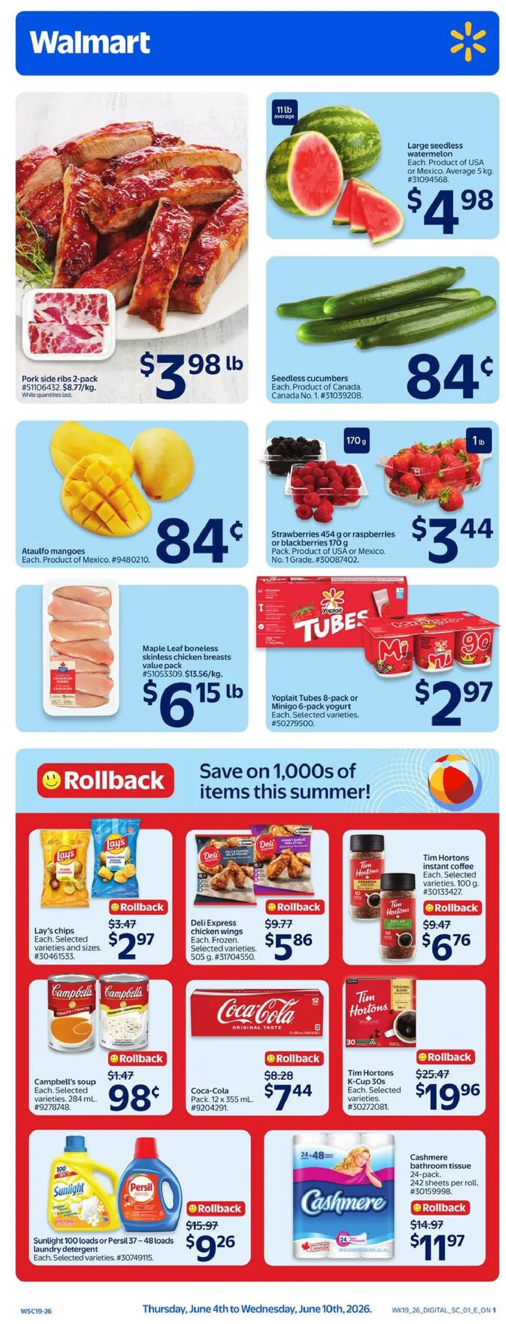 Walmart Flyer June 4 - 10, 2026